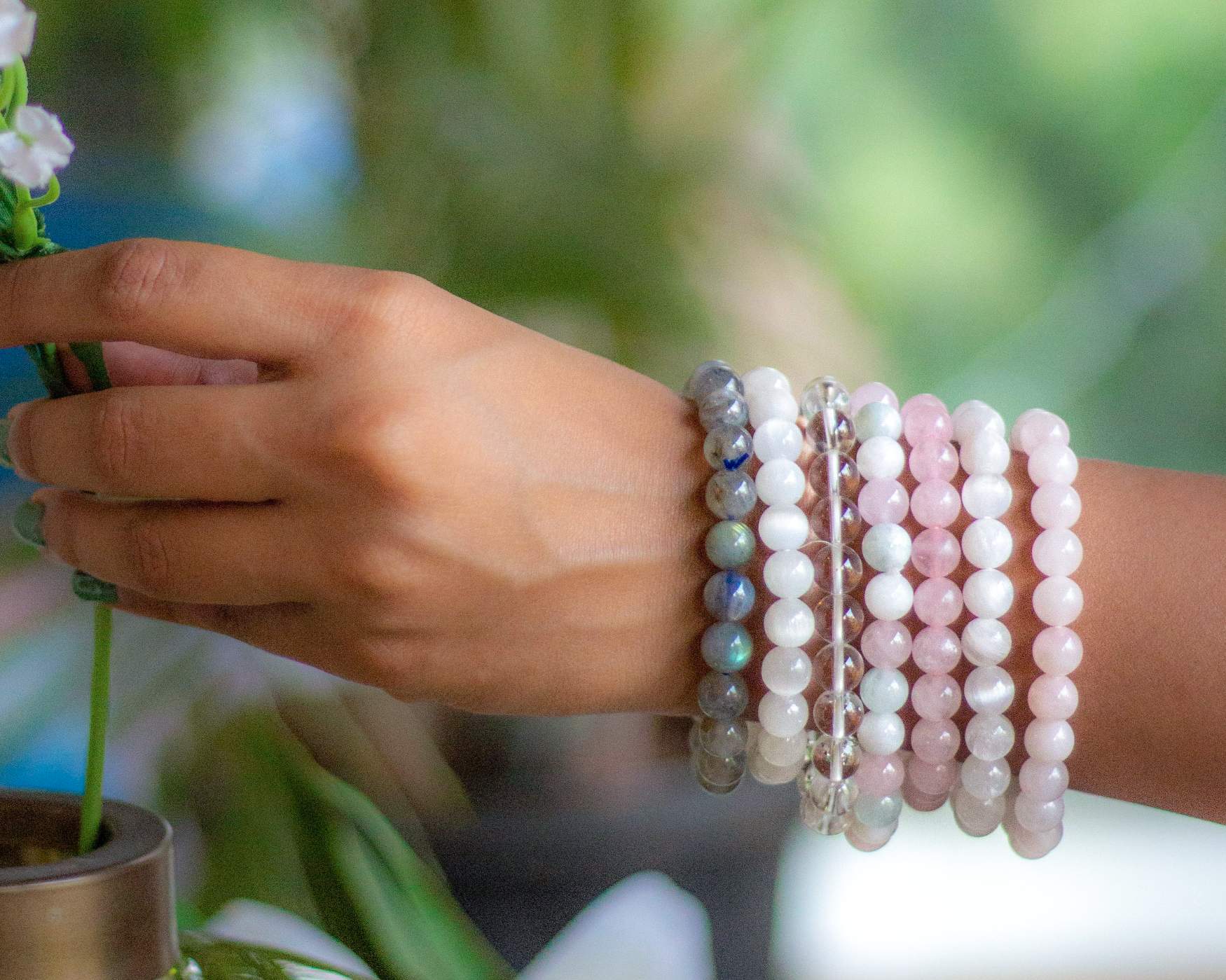 Healing Bracelets – Bodh Gem and Crystals